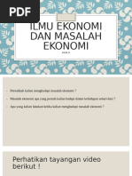 Konsep Dasar Ilmu Ekonomi | PDF