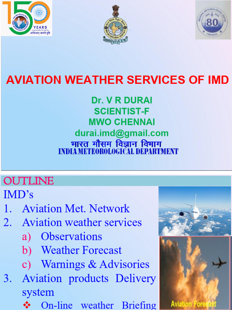 IMD Aviation Weather Services Overview | PDF | Atmospheric Sciences ...