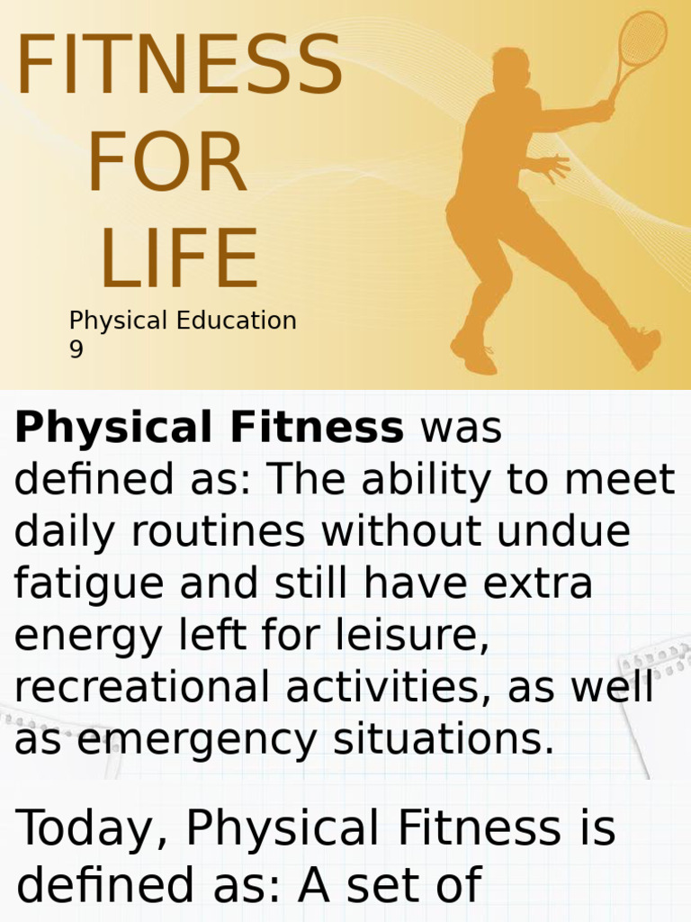 Pe 9 Quarter 1 Lesson 1 | PDF | Physical Fitness | Balance (Ability)