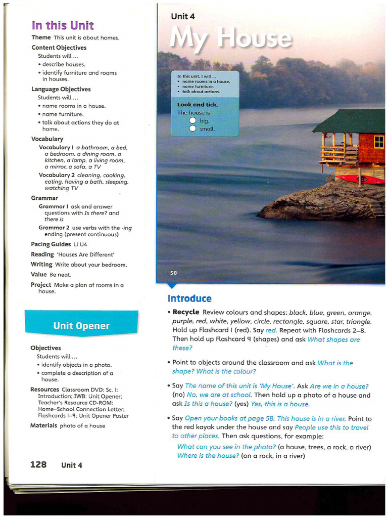 Our World 1 - TB - Unit 4 | PDF