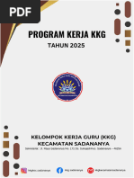 Program Kerja KKG SD 2025 | PDF