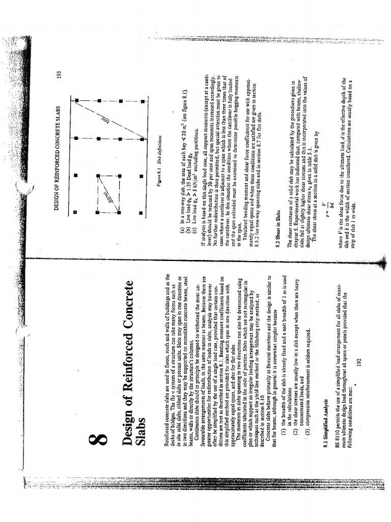 Chapter 7 - Design of Reinforced Concrete Slabs | PDF