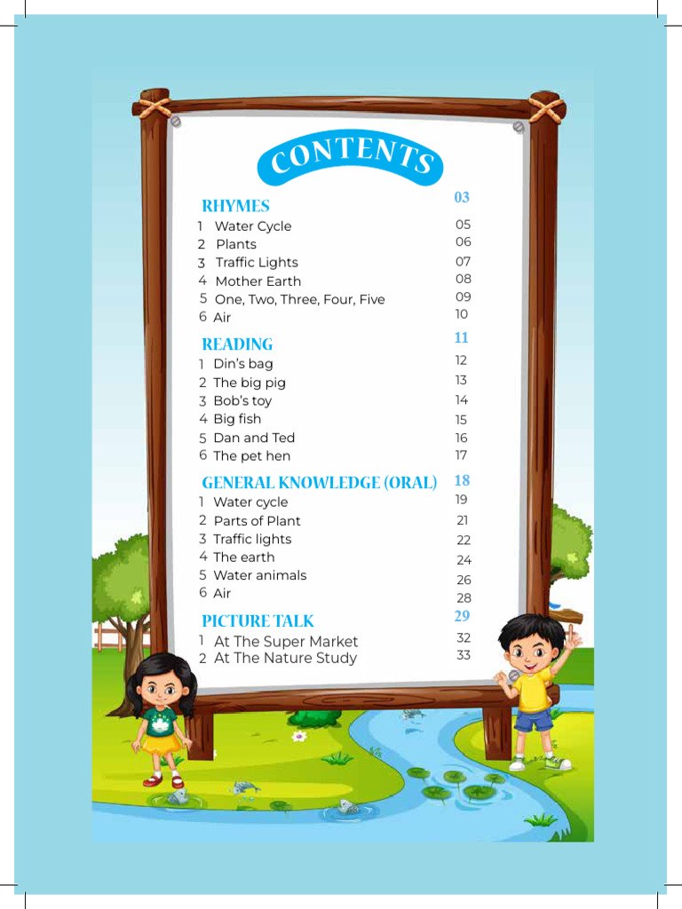 Senior KG Rhymes and Water Cycle | PDF | Water Cycle | Water