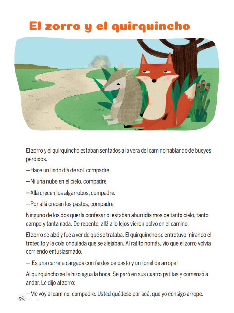 El Zorro y El Quirquinco | PDF