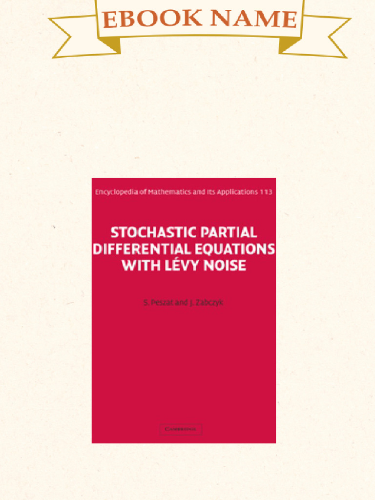 Stochastic Partial Differential Equations with LГ vy Noise An Evolution ...