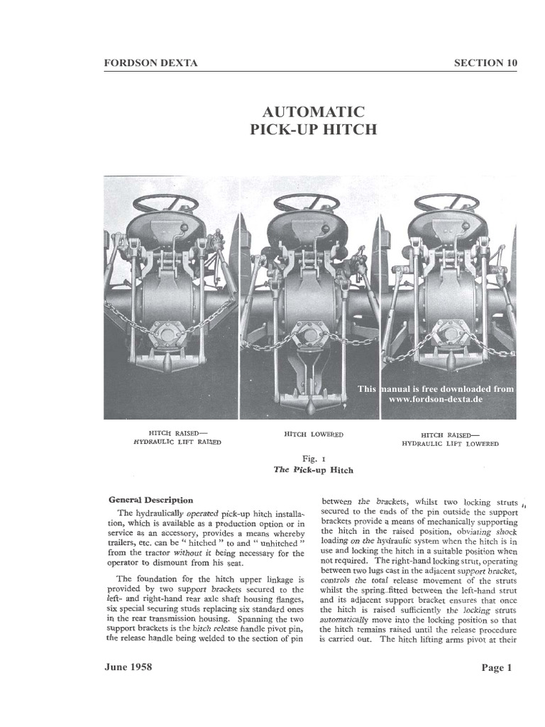 Manual Accesorios Fordson Dexta | PDF | Belt (Mechanical) | Manual ...