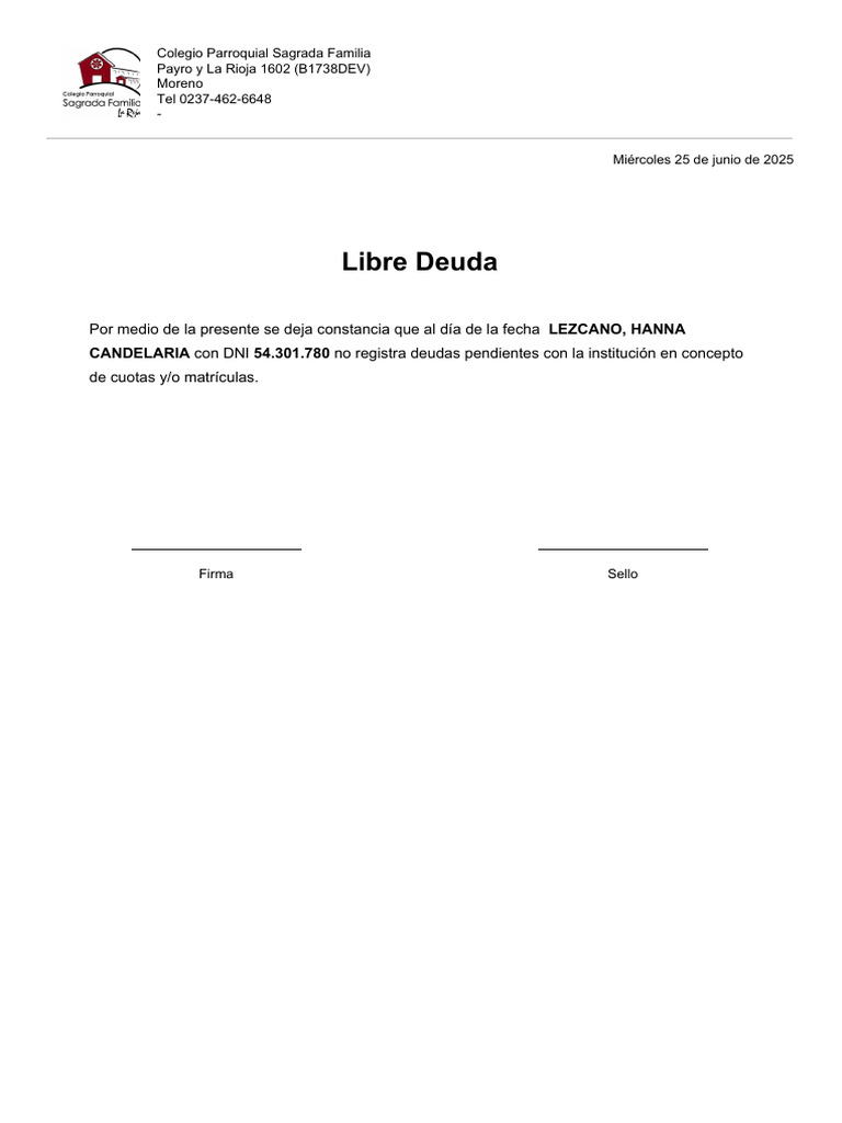 Libre Deuda | PDF