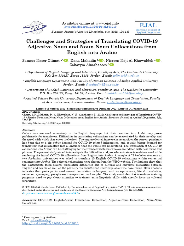 10+EJAL+303 Edited, Proofread Ready+to+Print | PDF | Translations | Linguistics