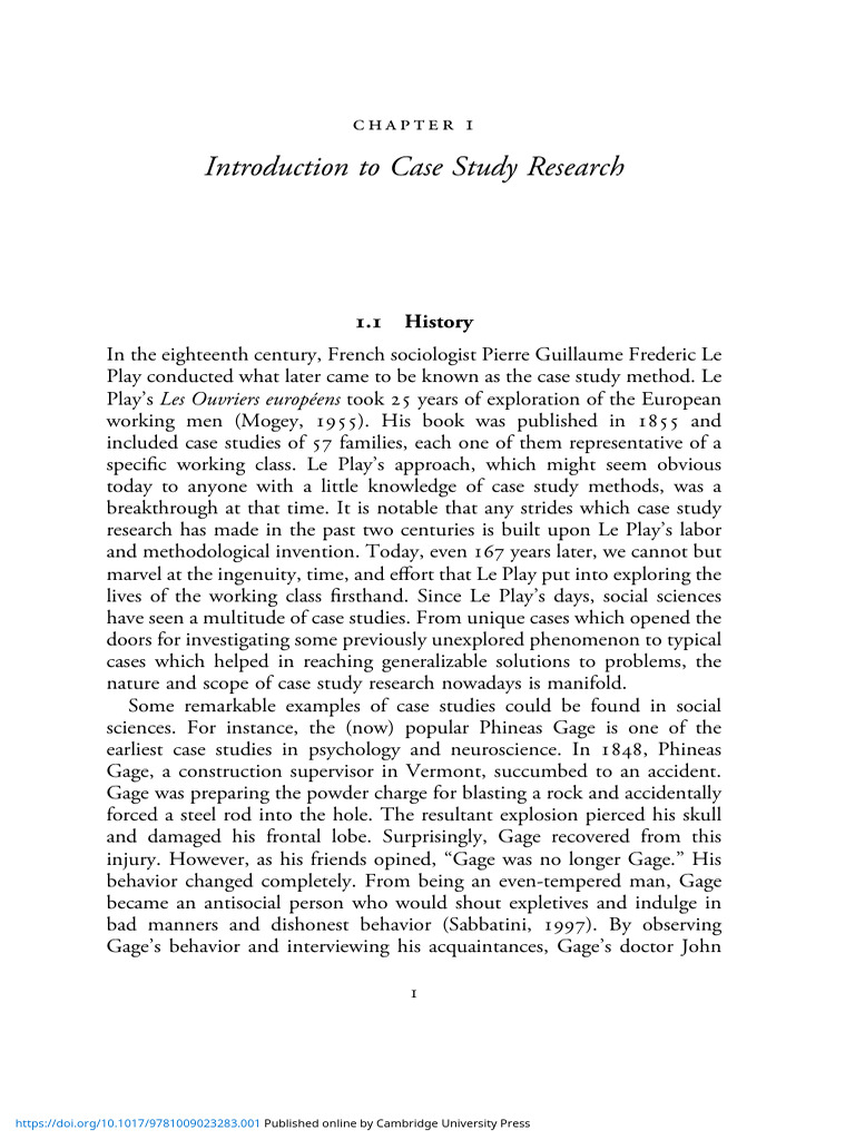 Introduction To Case Study Research | PDF | Case Study | Methodology