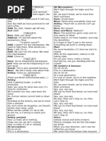Ride the Cyclone: Musical Script Excerpt | PDF