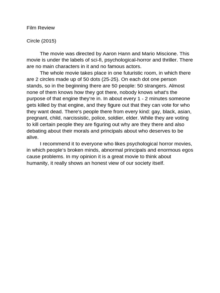 Film Review | PDF
