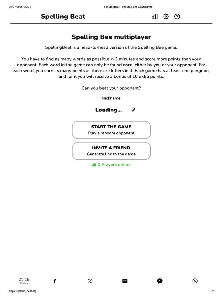 Spelling Beat: Multiplayer Challenge | PDF