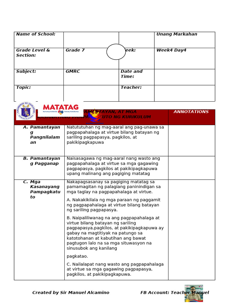 Revised q1 Gmrc7 Day4 | PDF