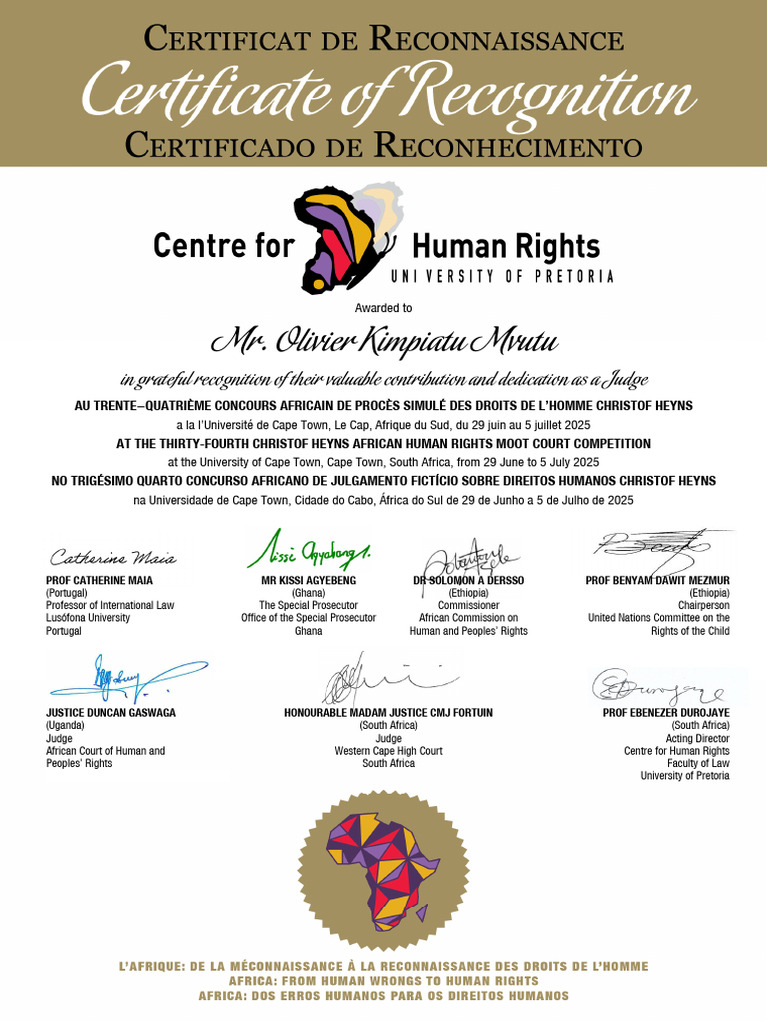 MC 2025 Certificates Judges 47 | PDF