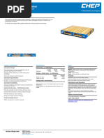 CHEP Euro Pallet Specifications and Details | PDF | Pallet | Lumber