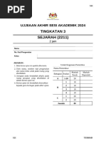 Kertas UASA Sejarah T3 | PDF