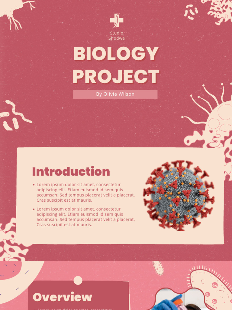 Pink Illustrative Organic Biology Project Presentation | PDF