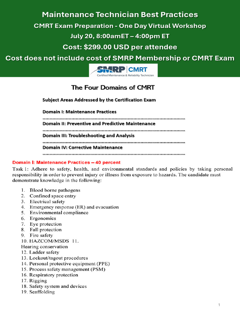CMRT Exam Preparation 1717419048 | PDF