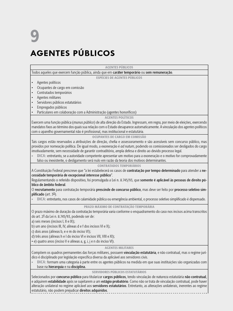 Tipos de Agentes Públicos e Suas Funções | PDF | Salário ...