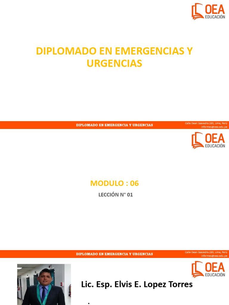 Módulo #06 - Lección N°02 - Emergencias Gineco-Obstétricas y Cuidados Especiales | PDF ...