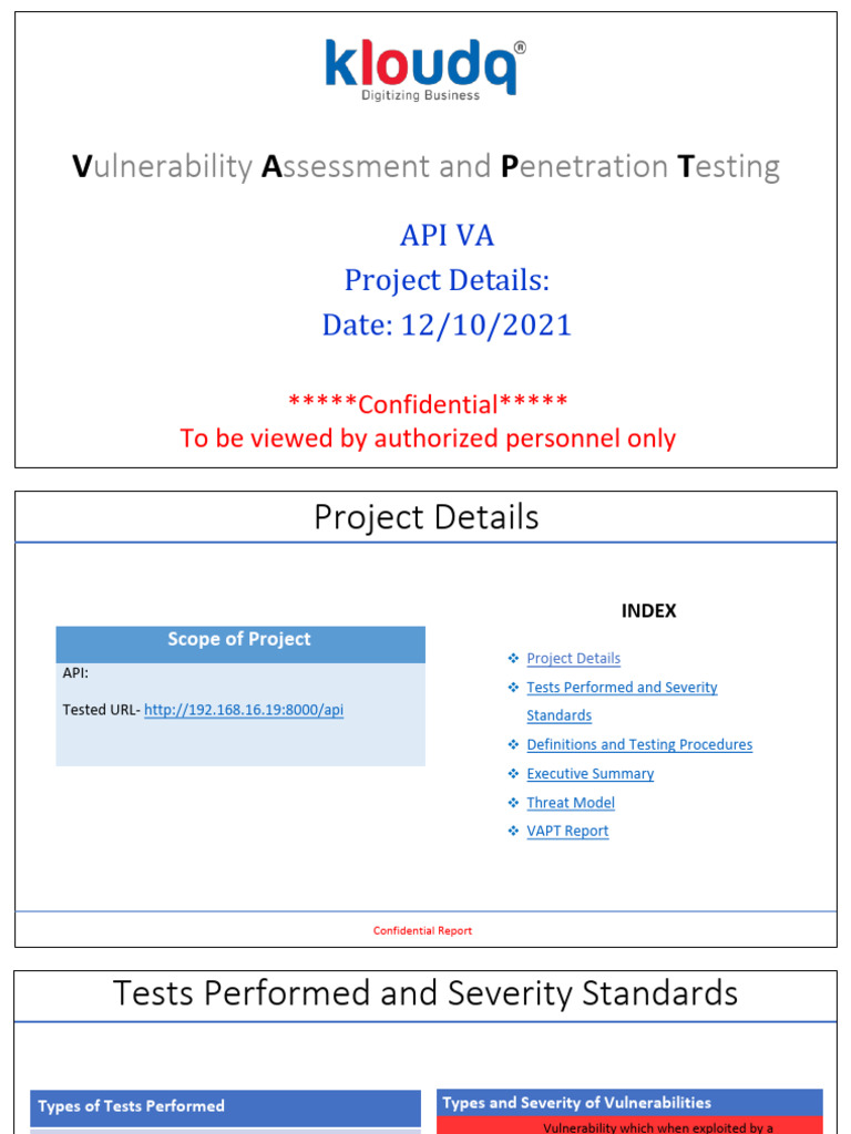 Monte-Carlo API VAPT Report | PDF | Security | Computer Security