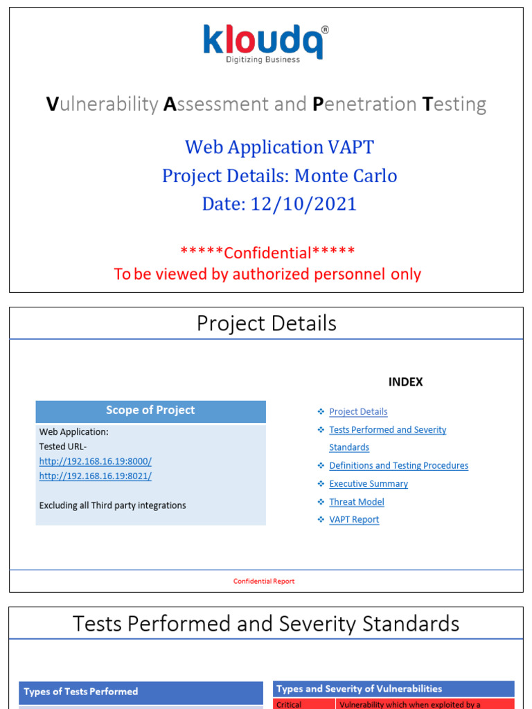 Monte Carlo Web VAPT Report | PDF | Http Cookie | World Wide Web
