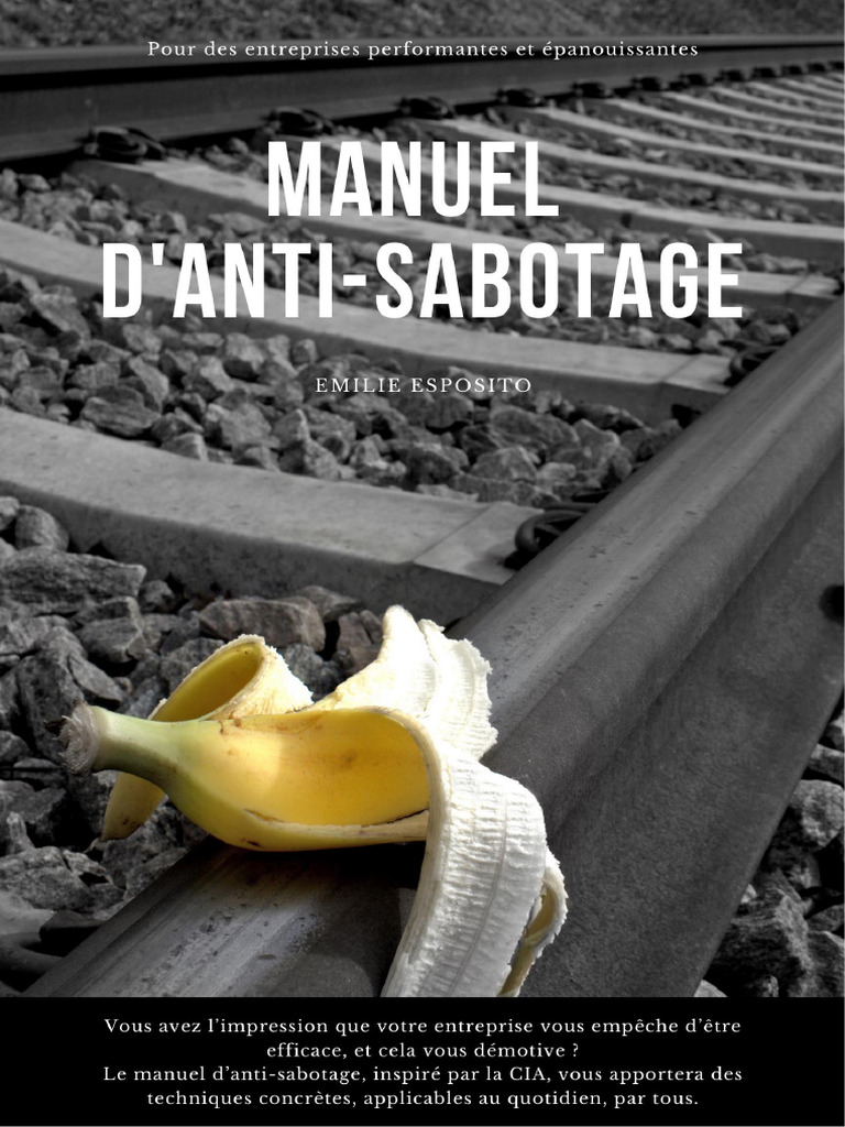 Manuel D Anti Sabotage | PDF