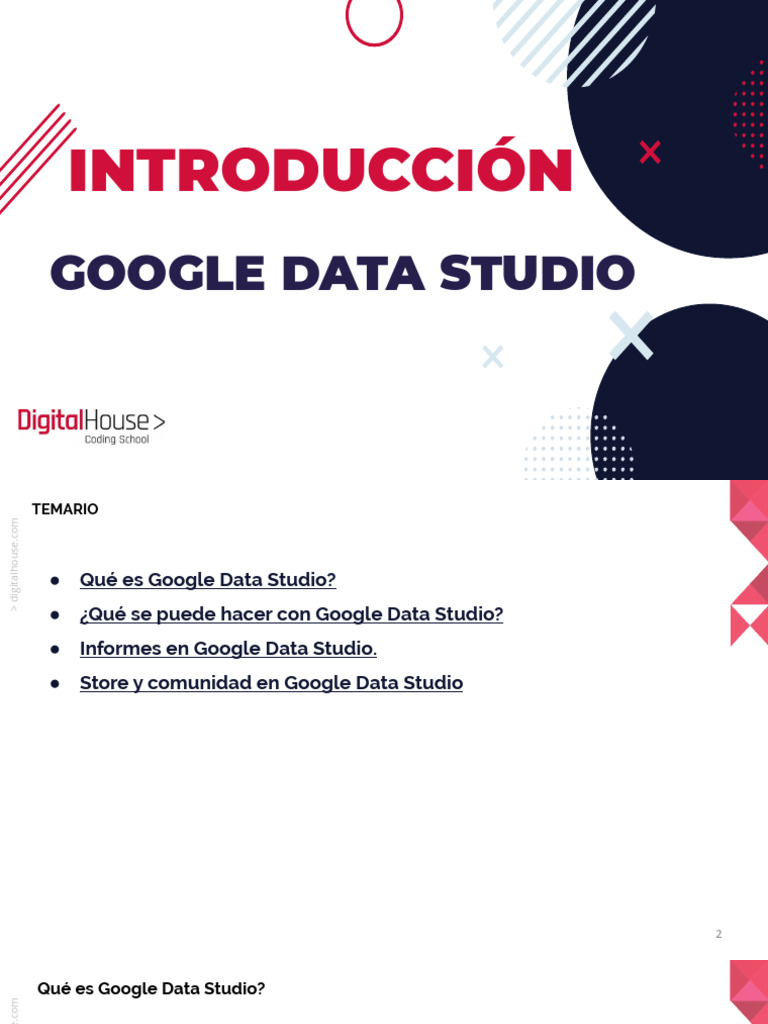 2020 108.2 - Introducción - Data Studio. | PDF | Software | Informática