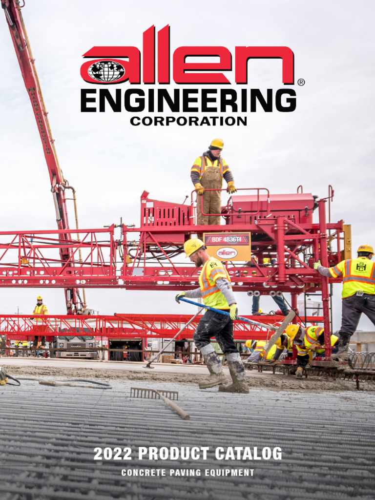Allen Engineering Concrete Equipment Catalog | PDF | Horsepower | Tire