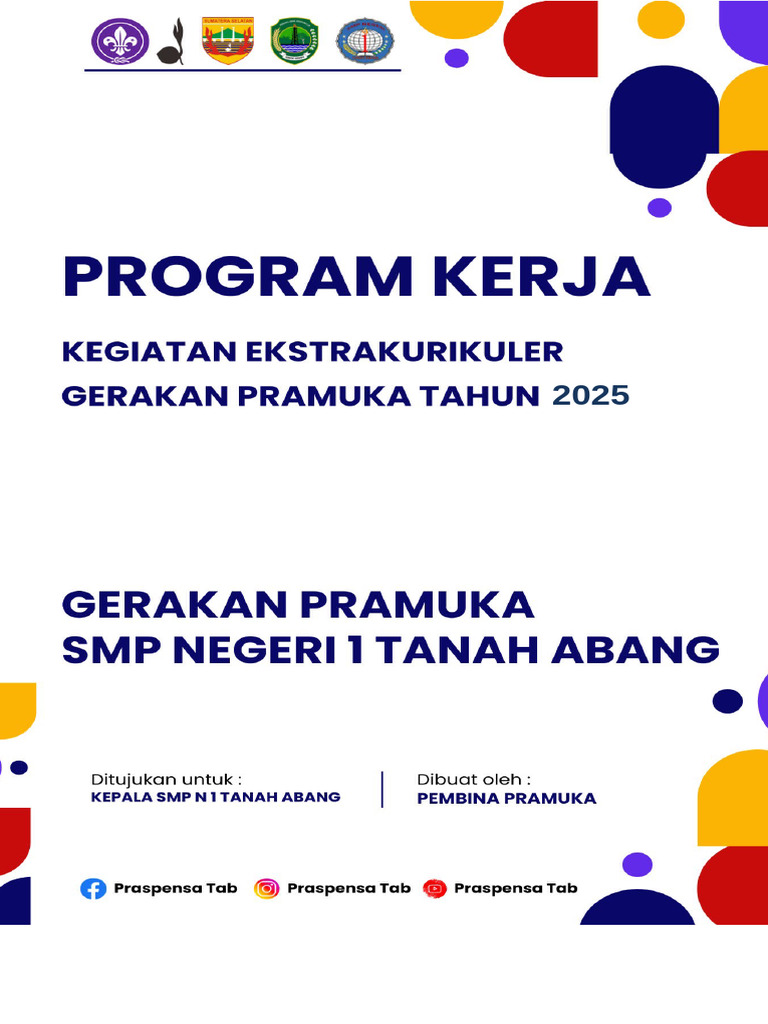 Program Tahunan Eskul Pramuka Tahun 2025 | PDF