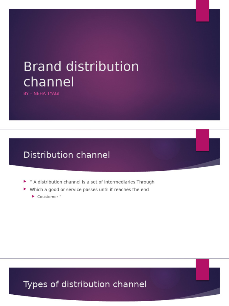 Distribution Channel | PDF