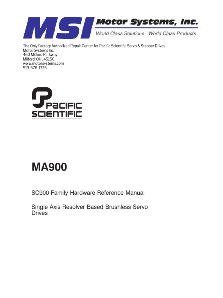 SC900 Family Servo Drives Manual | PDF | Alternating Current | Legal ...
