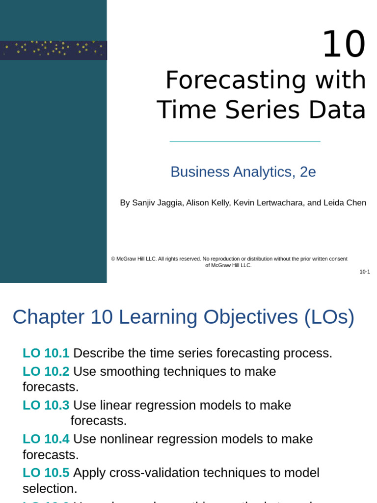 Jaggia BA 2e Chap010 PPT | PDF | Forecasting | Linear Regression