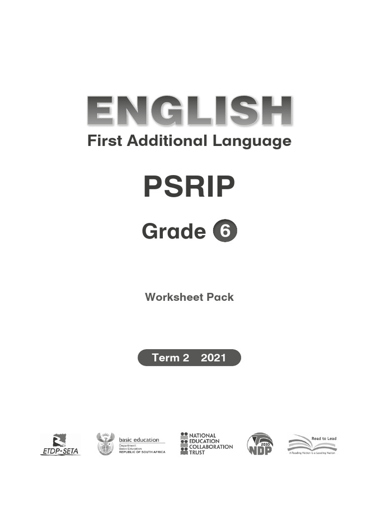 Grade 6 Term 2 Language Activities | PDF | Kenya | Johannesburg