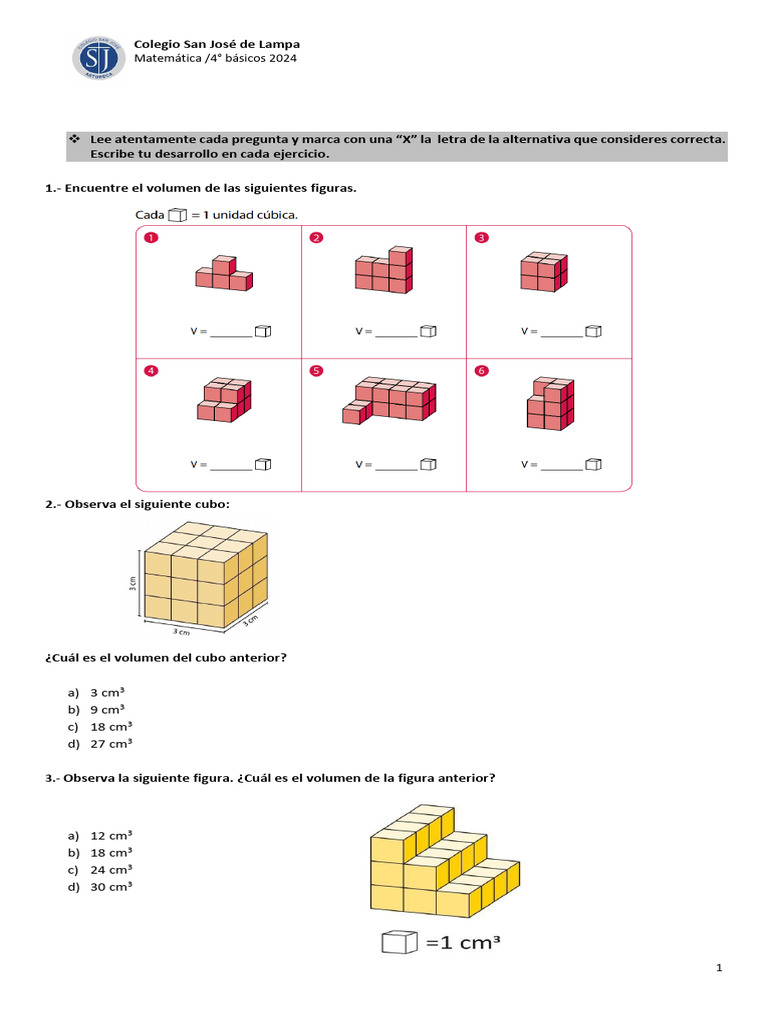 Repaso 1 Área y Perímetro | PDF