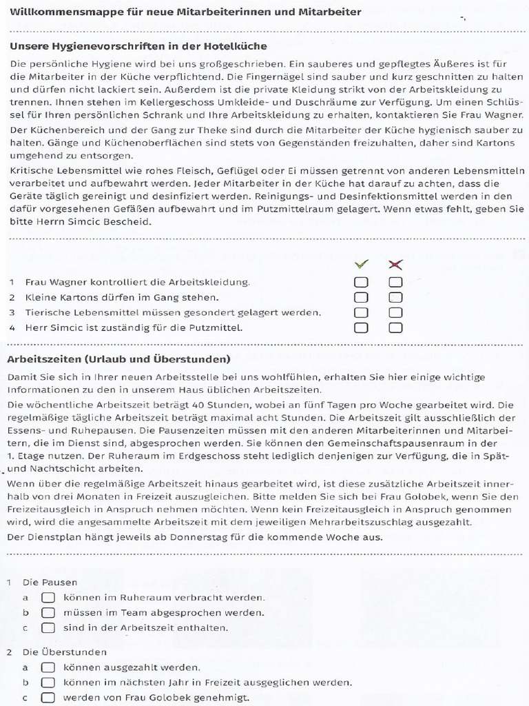 Telc Lesen2 | PDF