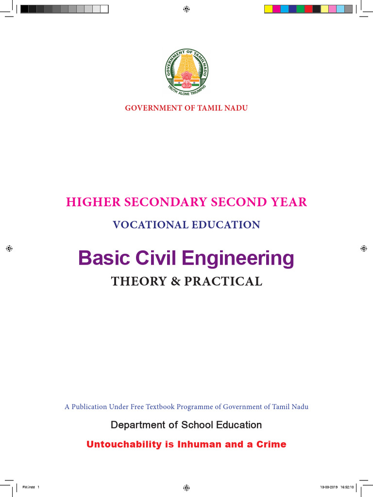 12 STD (Basic Civil Engineering - Theory & Practical) | PDF | Bedroom | Kitchen
