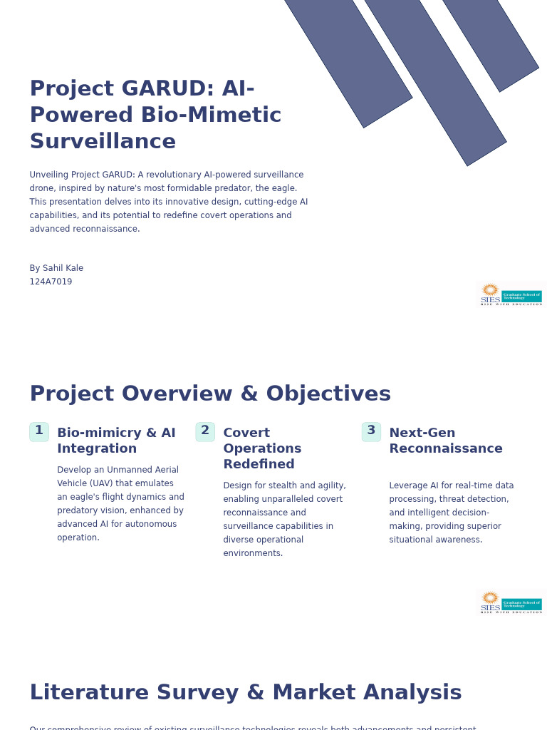 GARUD: AI-Driven Bio-Mimetic Drone | PDF | Unmanned Aerial Vehicle ...