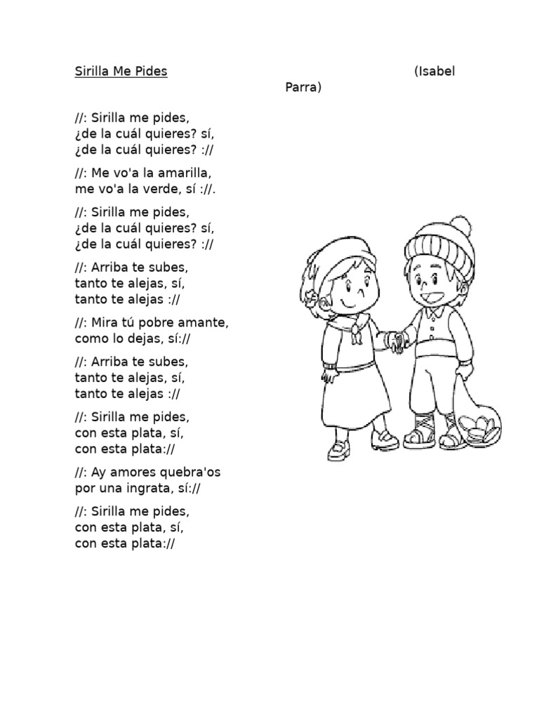 Sirilla Me Pides 3° Básico | PDF