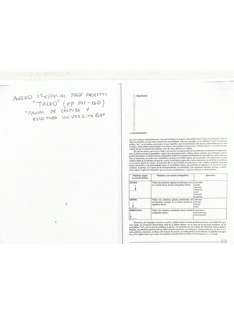 Anexo Puntuación y Tildes | PDF