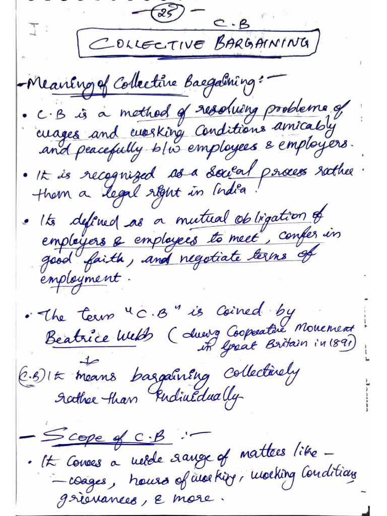 Collective Bargaining | PDF