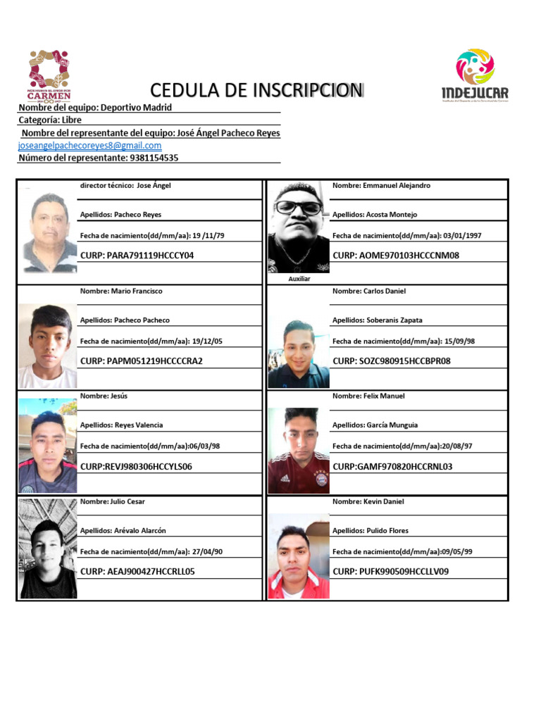 Cedula Actualizada Jose | PDF