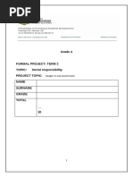 Grade 4 Life Skills Project | PDF | Information | Water