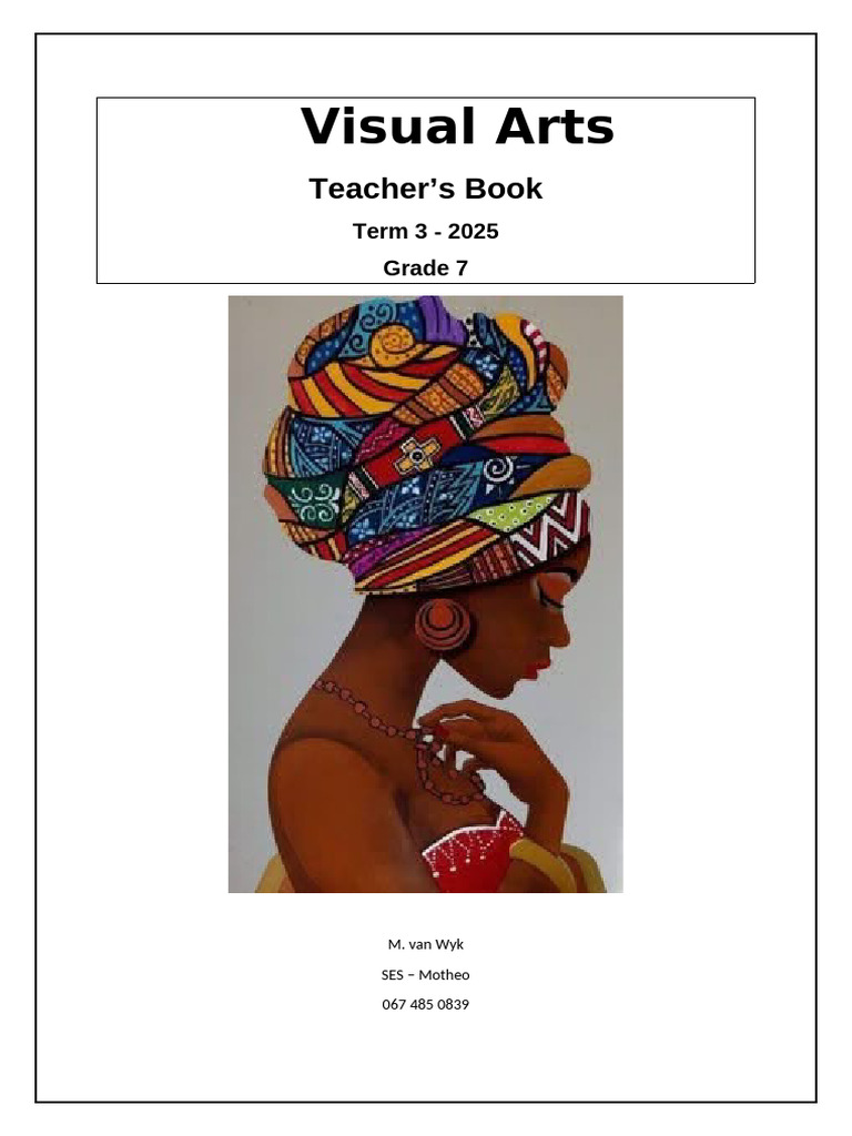 Grade 7 Visual Arts: 3D Creation Guide | PDF | Drawing | Shape