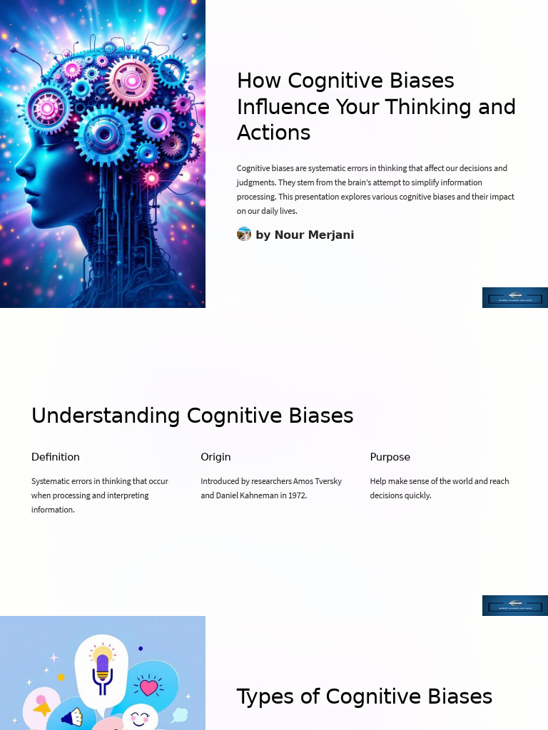 How Cognitive Biases Influence Your Thinking and Actions | PDF ...