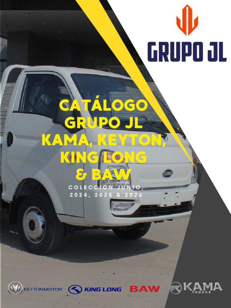 Catálogo Grupo JL: KAMA, KEYTON, KING LONG | PDF | Carros deportivos ...