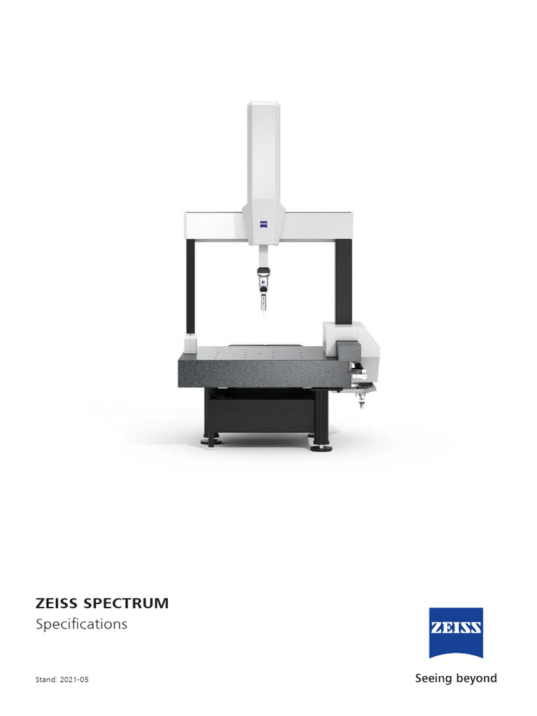 ZEISS SPECTRUM Specifications EN | PDF | Rotation