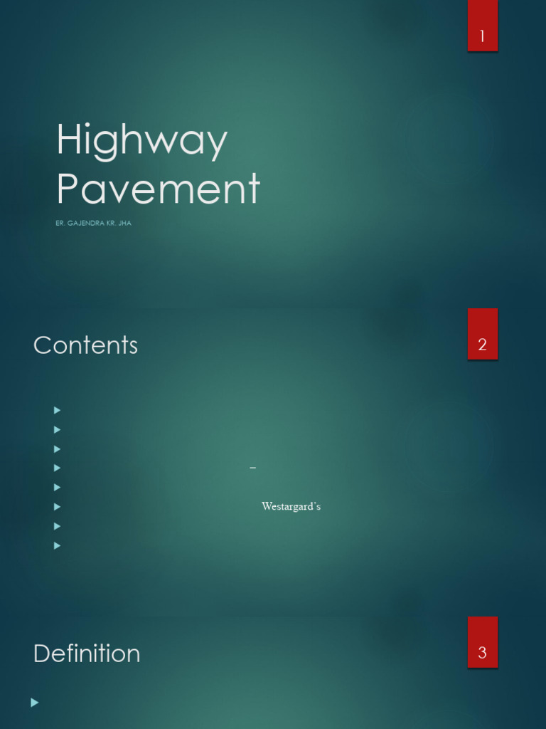 Pavement Design GKJ | PDF | Road Surface | Young's Modulus