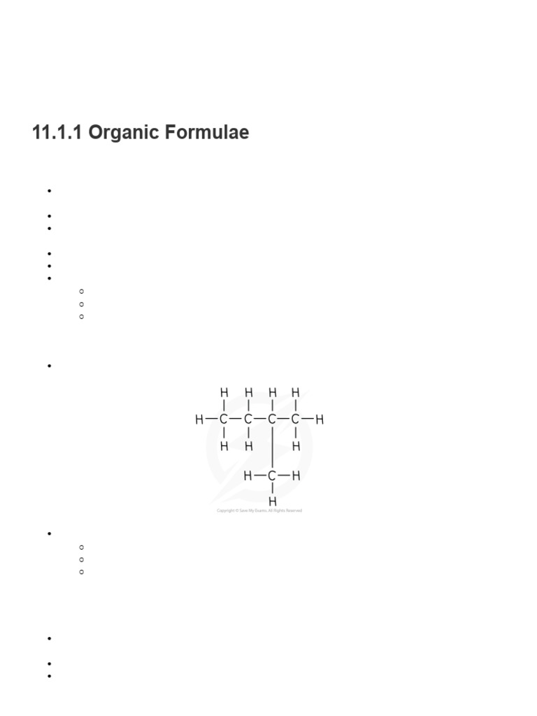 IGCSE Chemistry 2023 - 2025 Organic Chemistry and Experimental ...
