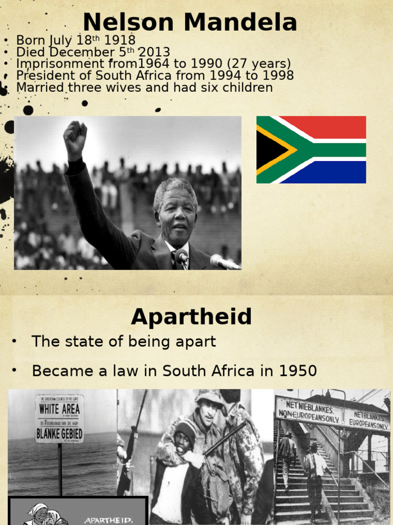 Nelson Mandela: Anti-Apartheid Leader | PDF